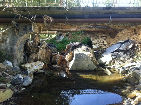Reconstruction de pont à Méharin (64) - BTPS PBA